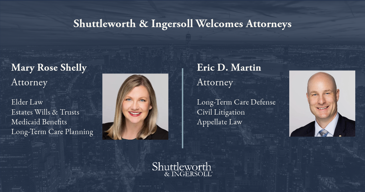 Welcome Attorneys Mary Rose Shelley and Eric D. Martin! - Shuttleworth ...